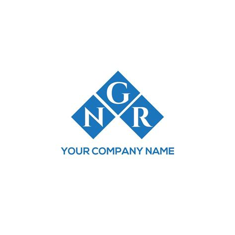 Ngr Letter Logo Design On White Background Ngr Creative Initials Letter Logo Concept Ngr