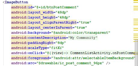 Unknown attribute android:layout , No auto suggestion in XML android - Stack Overflow