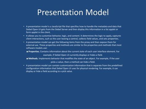 Siebel Open UI Presentation PPTX