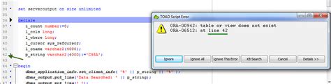 Line Numbers For Pl Sql Code Toad For Oracle Devops Toolkit Toad World Forums