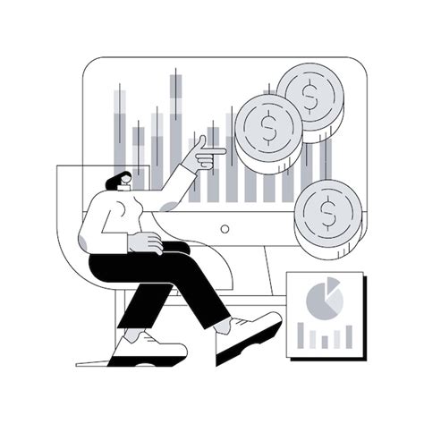 Premium Vector Stock Market Abstract Concept Vector Illustration