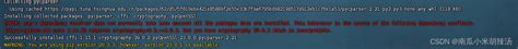 阿里云服务器安装宝塔面板时候出现error Pip‘s Dependency Resolver Does Not Currently
