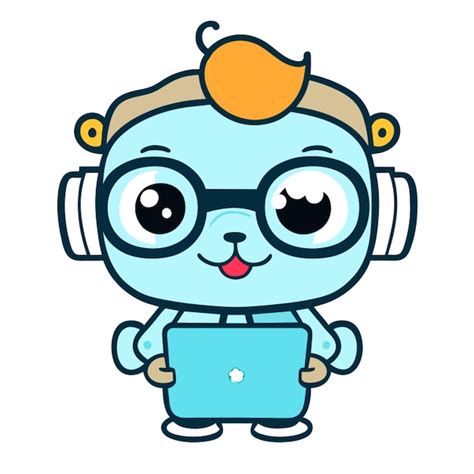 Chat Bot Teacher Vector Illustration Premium Ai Generated Vector