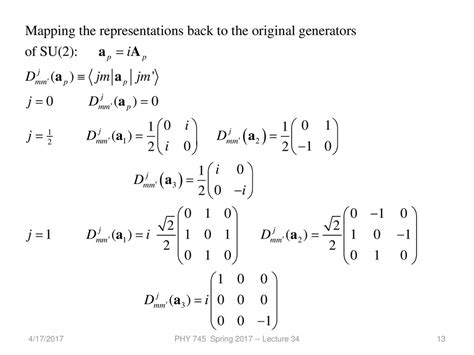 Introduction To Linear Lie Groups Examples So3 And Su2 Ppt Download