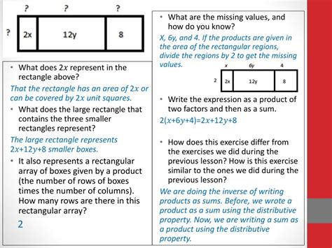 ppt use properties of operations to generate equivalent expression