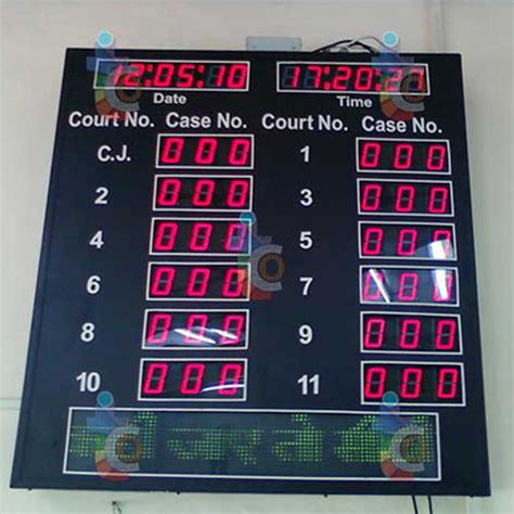 Court Case Number Display Boards At 200000 Inr In New Delhi Guided