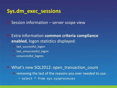Ppt Sql Server Dmvs Best Of The Bunch Troubleshoot Your Data