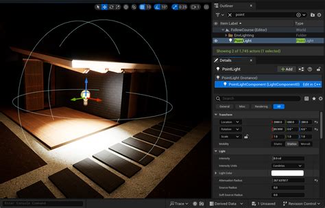 How To Visualize The Light Attenuation Radius In Unreal Engine 53