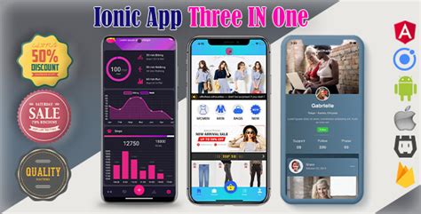 Ionic 5 App Three In Oneandroidiosweb Full App