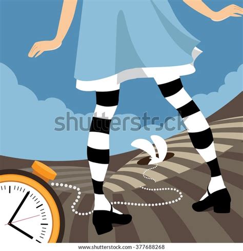 3 going down rabbit hole stock vectors and vector art shutterstock
