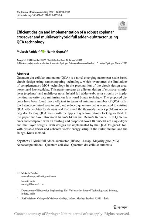 Efficient Design And Implementation Of A Robust Coplanar Crossover And Multilayer Hybrid Full