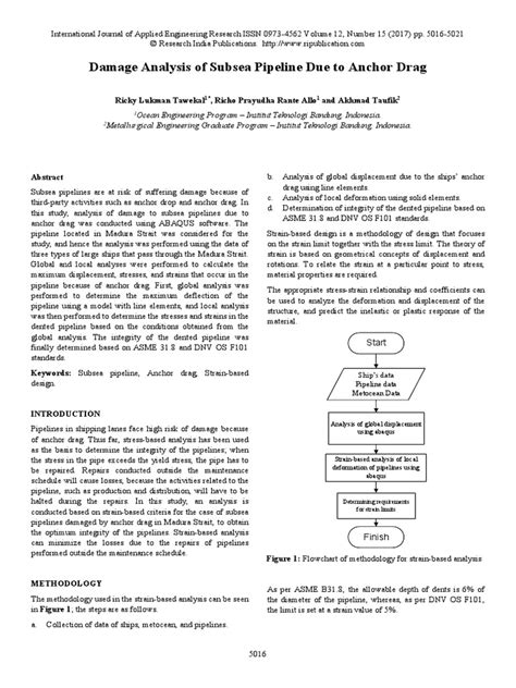 Pipeline Buckling Analysis In Abaqus Pdf Deformation Engineering