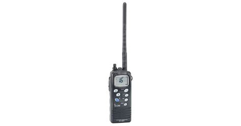 Icom Ic M V Waterproof Vhf Portable Marine Two Way Radio Radiotronics Uk