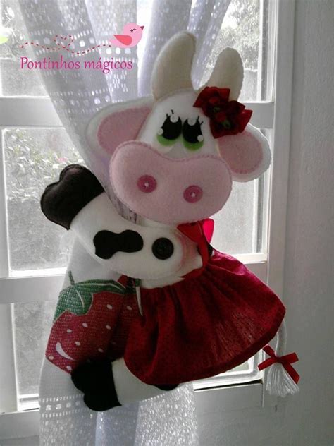 Mejores imágenes de Muñecos cortineros en fieltro en Pinterest Sujetadores Adornos