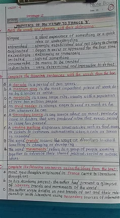 Todays Lesson For Grade X Unit Sunakhari Academy Facebook