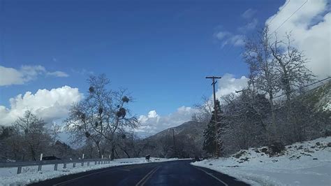 Oak Glen Snow 2018 Road Trip Youtube
