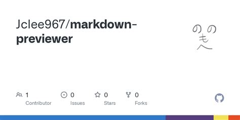 GitHub Jclee Markdown Previewer