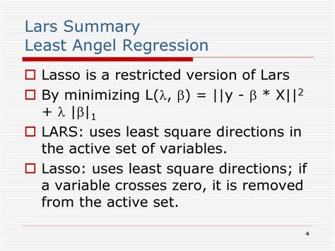 Lassolars Summary Nasimeh Asgarian Ppt Download