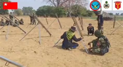 စစ်ကောင်စီ၏ အနောက်မြောက်တိုင်းစစ်ဌာနချုပ်နန့် အမြောက်တပ်ရင်းကို ရော့ကတ် အလုံး ၁၀၀ ပစ်ခတ်တိုက