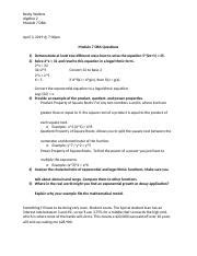 Module DBA Questions Docx Becky Walters Algebra Module DBA April Pm Module