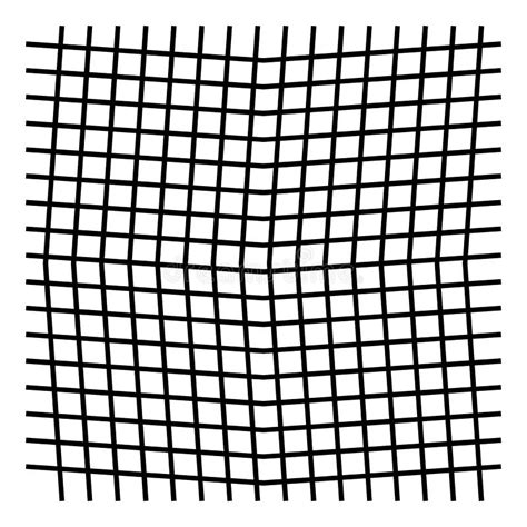 Wavy Zig Zag Criss Cross Grid Pattern Stock Vector Illustration Of Interweave Grillage