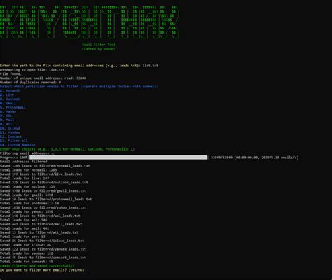Email Filter Tool 2024 Knyghthax