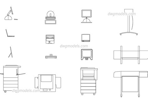 Computer Cad Block Free Cad Block And Autocad Drawing