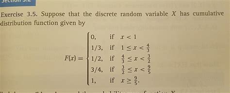 solved exercise 3 5 suppose that the discrete random