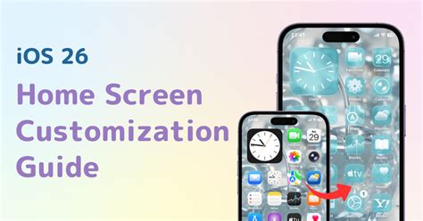 Ios 26 Home Screen Customization Guide Widgetclub