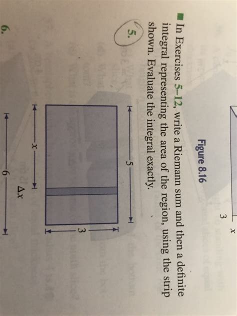 Solved Figure 8 16 In Exercises 5 12 Write A Riemann Sum