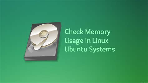 Terminal Commands To Check Memory Usage In Linux Ubuntu Systems