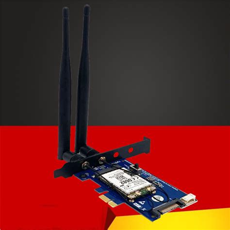 wifi card pci express network card wireless adapter mini pcie to pci e x1 adapter sim card