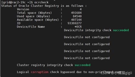 Oracle集群rac管理命令（三）crsctl Stat Res T Csdn博客