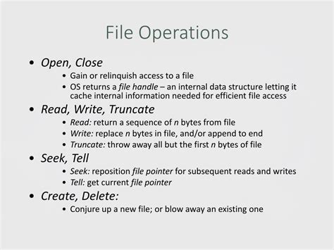 PPT File System Interface PowerPoint Presentation Free Download ID