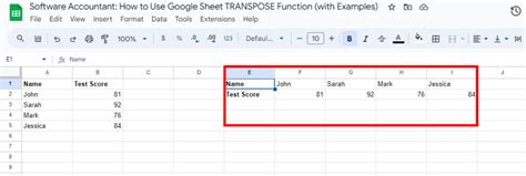 How To Use Google Sheets TRANSPOSE Function With Examples