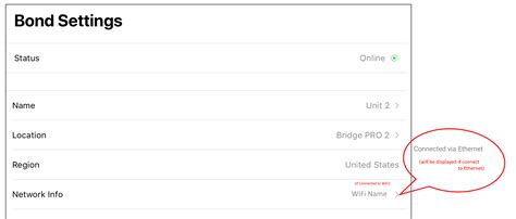 App Advanced Network Settings BOND Home
