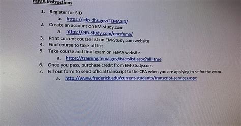 Fema Instructions Album On Imgur