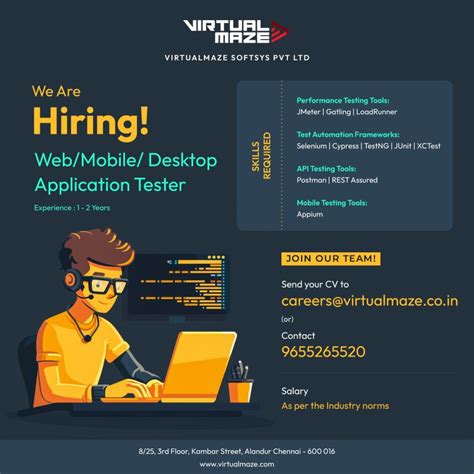 Virtualmaze On Linkedin Hiring Qualityassurance Qaengineer