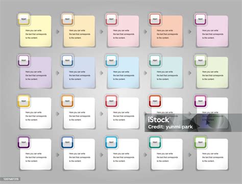 텍스트 쓰기를 위한 정사각형 아이콘입니다 쓰기위한 다양한 색상의 버튼 아이콘 다른 색상의 다이어그램 아이콘입니다 개체 그룹에 대한 스톡 벡터 아트 및 기타 이미지 Istock