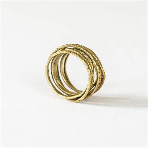 Brass Wrap Ring Venn Maker