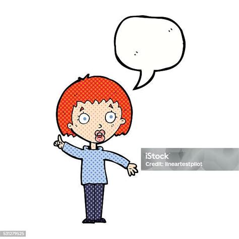 말풍선이 있는 여자 설명하기 자신의 침봉 말풍선을 그리기에 대한 스톡 벡터 아트 및 기타 이미지 그리기 낙서 드로잉 대화 풍선 문자 기호 Istock