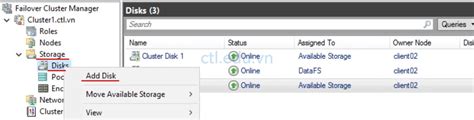 lab windows server 2016 module 9 triển khai failover clustering với