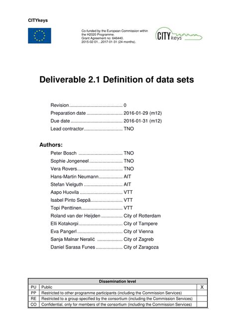 Pdf Definition Of Data Sets