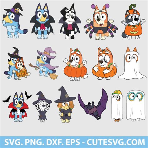 Bluey Halloween Svg Halloween Bluey Bluey Costume Svg Bluey Svg