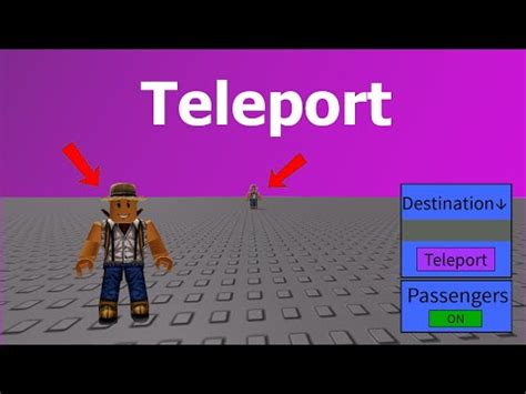 Roblox Teleport Script Gui Youtube