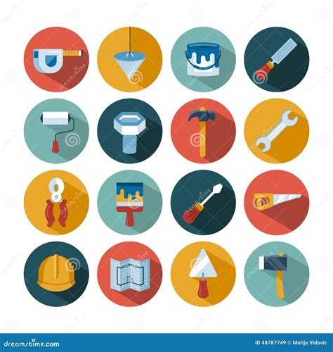 Construction Tools Outline Icon Staple Vector Simple Thin Line Icon Collection