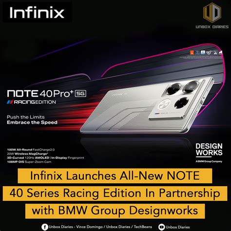 Infinix Launches All New Note Series Racing Edition In Partnership With Bmw Group Designworks
