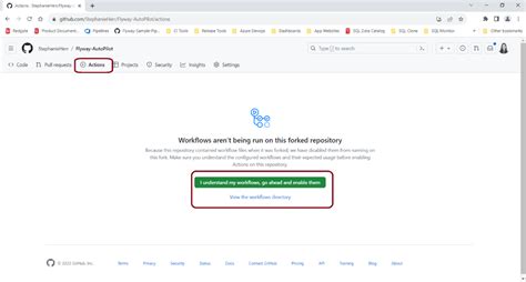 Deploying Your Changes Via GitHub Actions Redgate Flyway Product Documentation