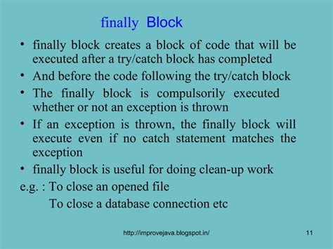 Multi Catch Statement Ppt