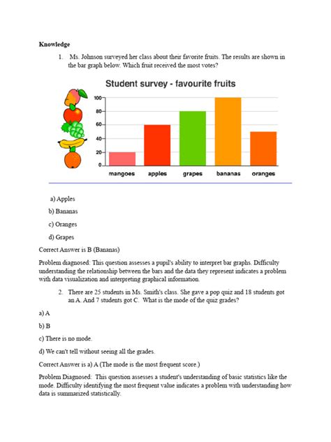 Statistics Questions Pdf Chart Data